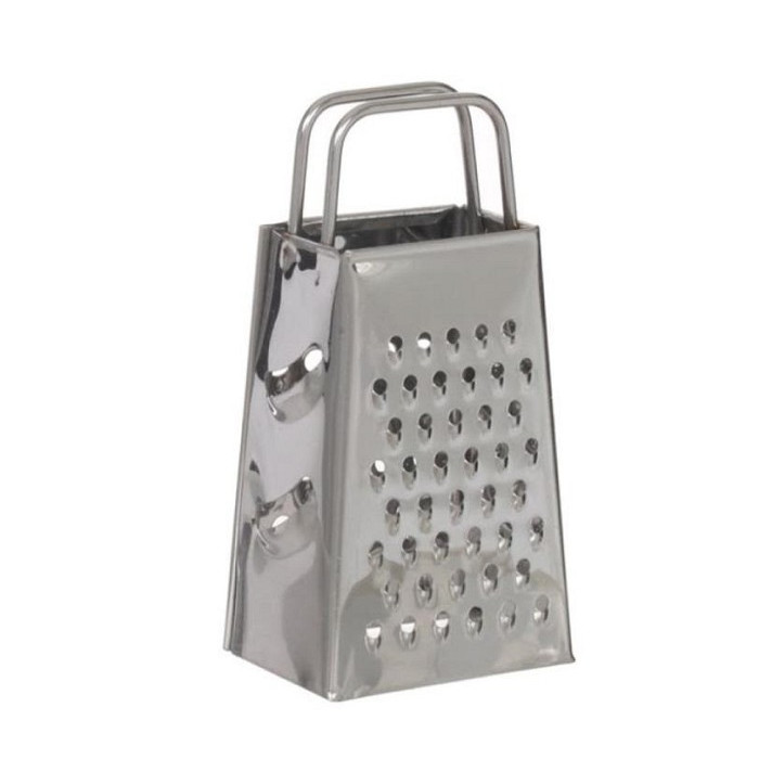 Mini rasp zilver 7.5 cm (12 stuks) – B2B – groothandel.dm-retail.com